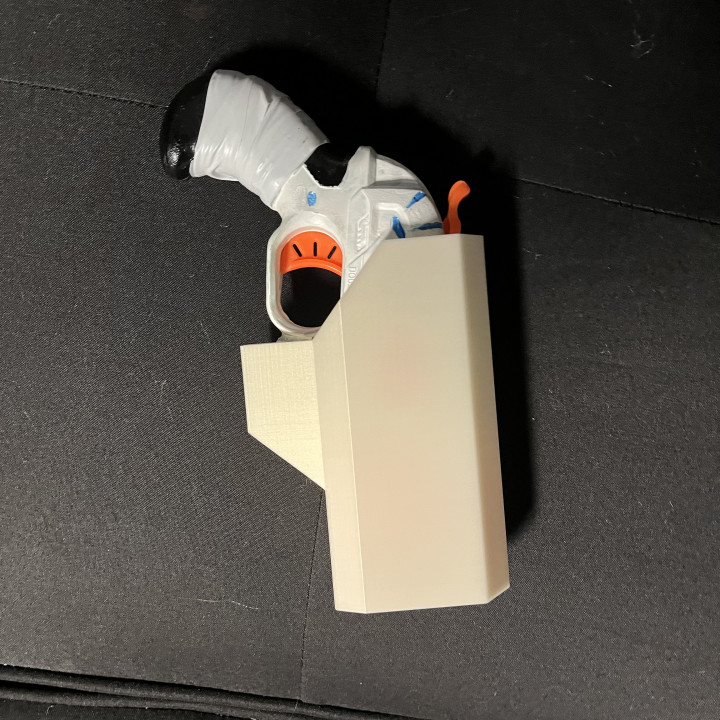 3D Printable Nerf Double Strike Holster by Michael Hafenstein
