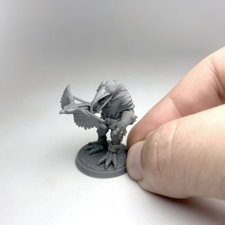3D Printable Swapmini 49 - Itcher - Kenku/ tenge / bird folk by Heroes ...