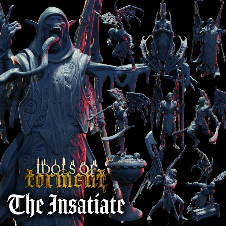 3D Printable Idols of Torment - Idols - ALL 8 Orders - 72 Models by ...