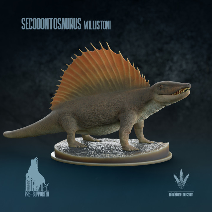 3D Printable Secodontosaurus willistoni : The Fox-faced Finback by ...