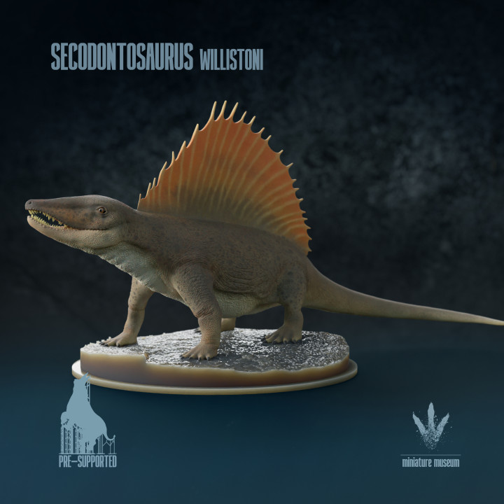 3D Printable Secodontosaurus willistoni : The Fox-faced Finback by ...