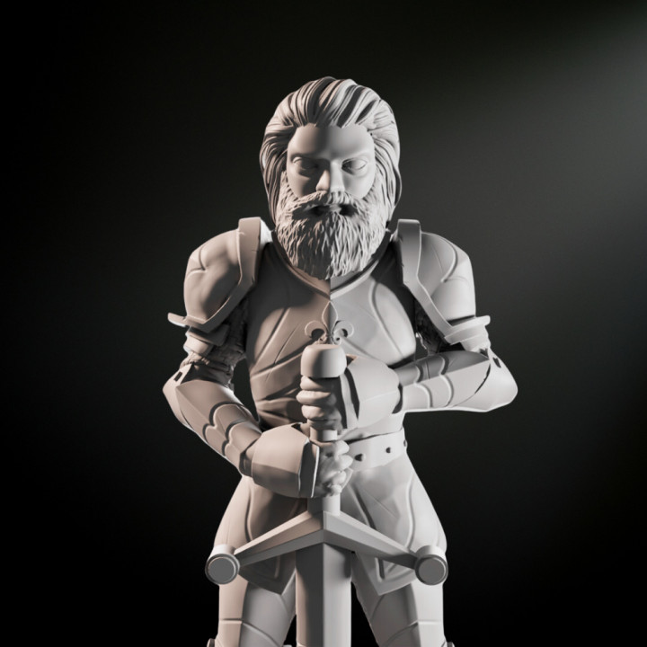 3D Printable The Knight by WargamesCo