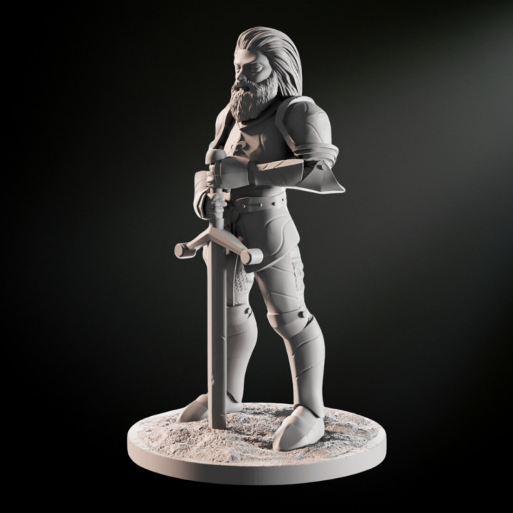 3D Printable The Knight by WargamesCo