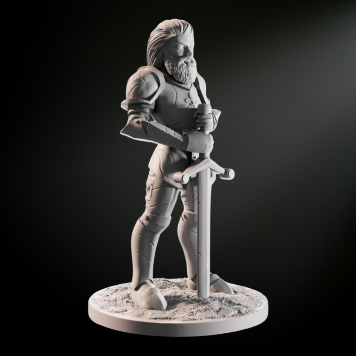 3D Printable The Knight by WargamesCo