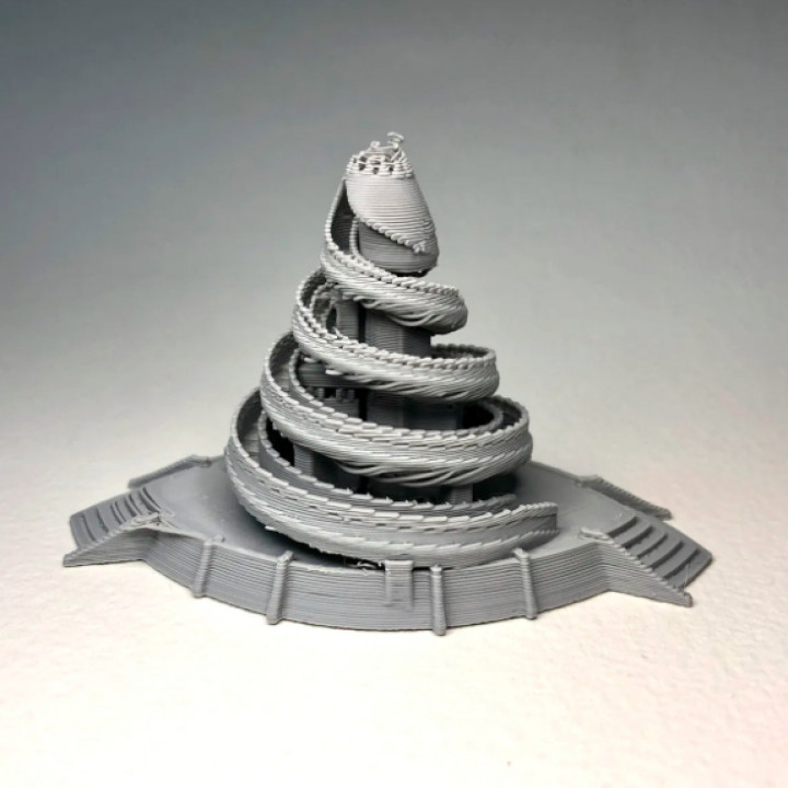 3D Printable Reunification Monument - Yaounde , Cameroon by MiniWorld3D