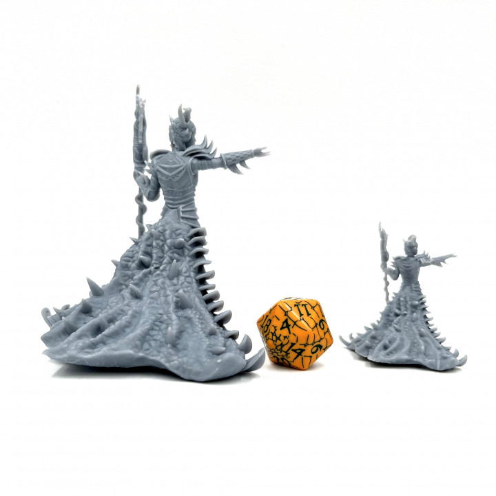 3D Printable Dark Queen Tiamat Human Avatar – Empress of Dragons by ...