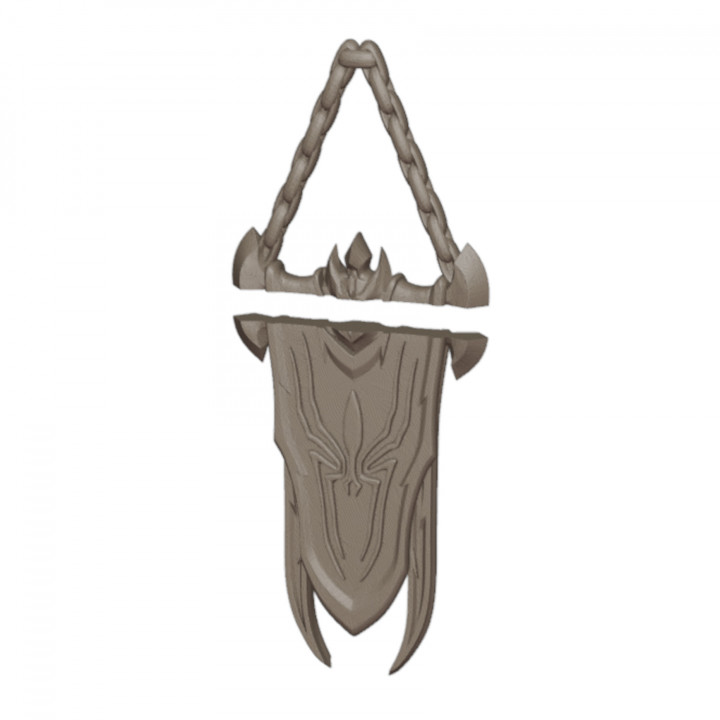 3D Printable Spider Banner by Dani Amengual