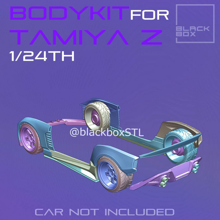 3D Printable Bodykit for TAMIYA Z 2023 1-24th Modelkit by black-box ...