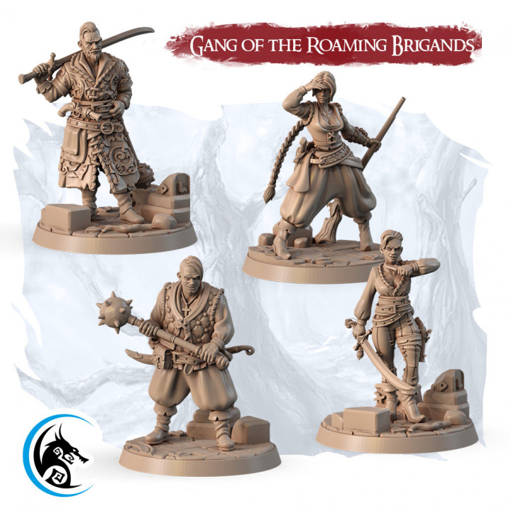 3D Printable Gang of the Roaming Brigands by Signum Workshop