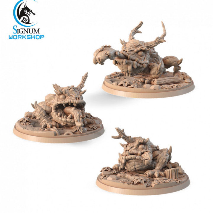 3D Printable Swamp Monsters by Signum Workshop