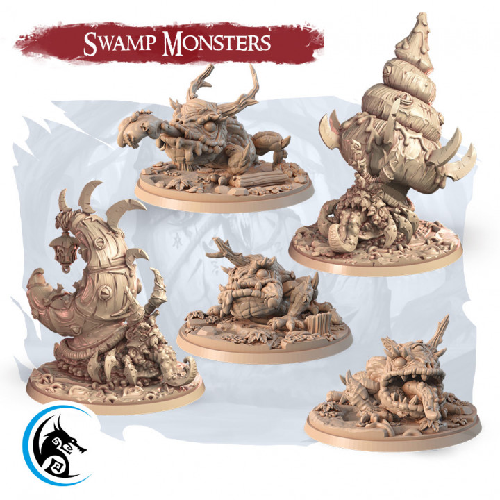 3D Printable Swamp Monsters by Signum Workshop