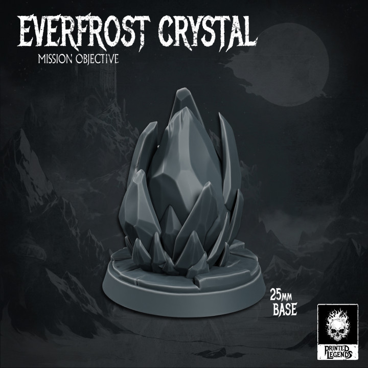 3D Printable Everfrost Crystal by Printed Legends