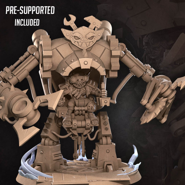3D Printable Goblin Mech by Bite the Bullet