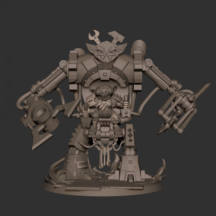 3D Printable Goblin Mech by Bite the Bullet