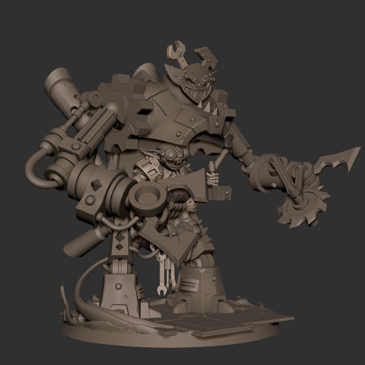 3D Printable Goblin Mech by Bite the Bullet