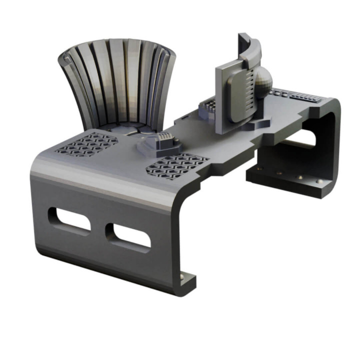 3D Printable Sci Fi Office Including Modular Walls (tabletop terrain ...