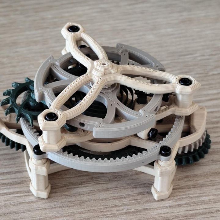 3D Print of Bi-Axial Tourbillon Model by peterpik1