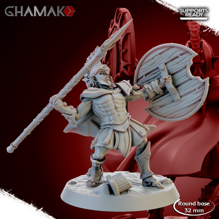 3D Printable Hoplites of Light by Ghamak