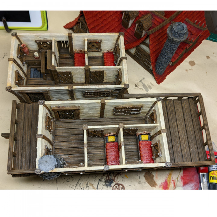 3D Printable Red Roc - Medieval RPG Tavern by Iain Lovecraft