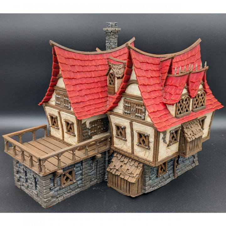 3D Printable Red Roc - Medieval RPG Tavern by Iain Lovecraft