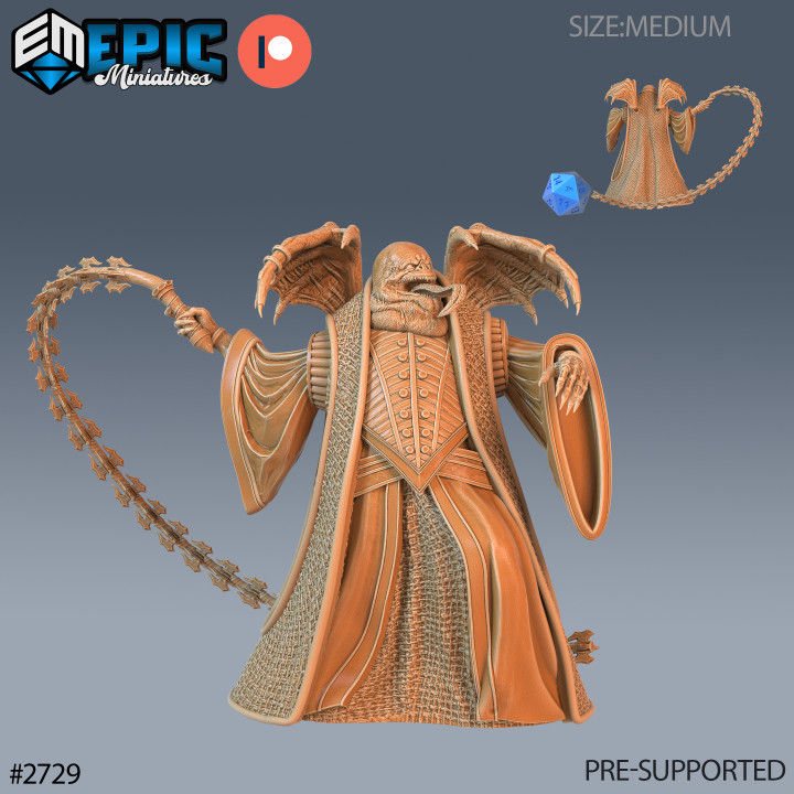 3D Printable Amnizu Set / Keeper of Styx / Mind Overlord / Devil ...