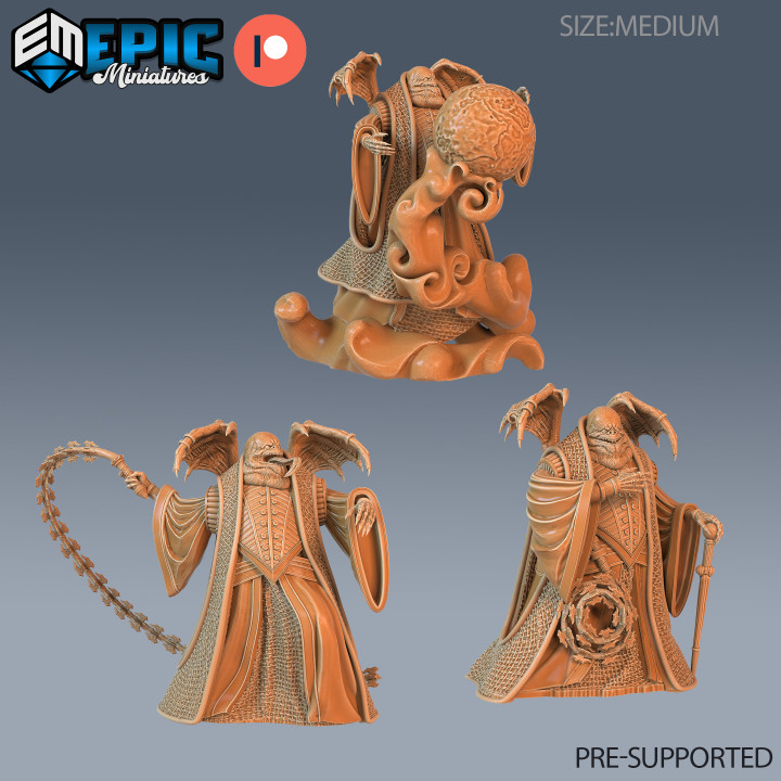 3D Printable Amnizu Set / Keeper of Styx / Mind Overlord / Devil ...
