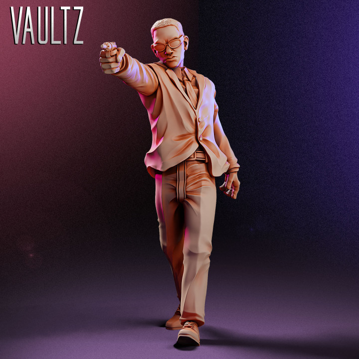 3D Printable Agent Jason by Vaultz Miniatures