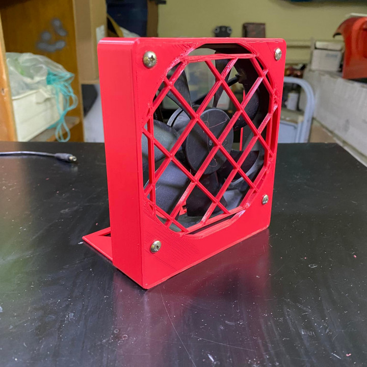 3D Printable SOLDERING IRON FAN by Emanuel Chmielowski