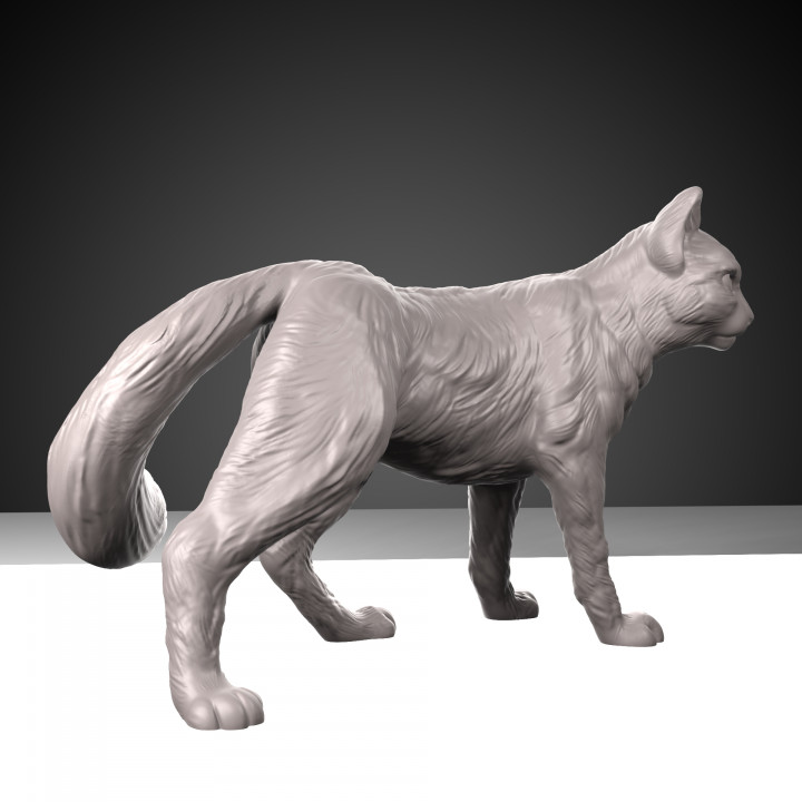 3D Printable Cat standing by Animals & Creatures Minis