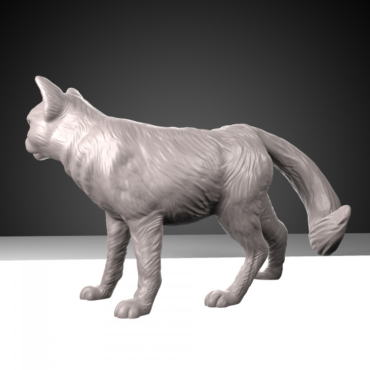 3D Printable Cat standing by Animals & Creatures Minis