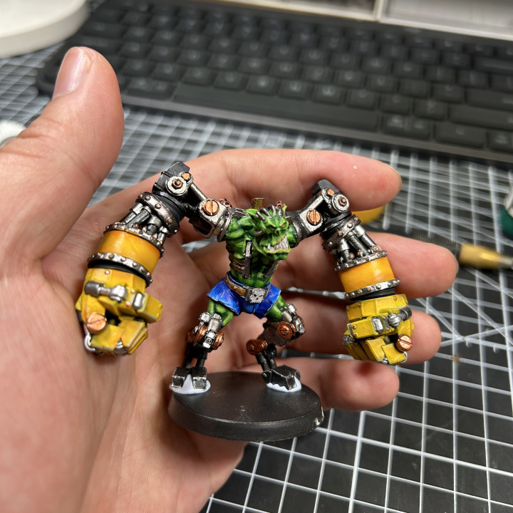 3D Print of MrModulork's Fistog Orc Cyborg by nicolashua