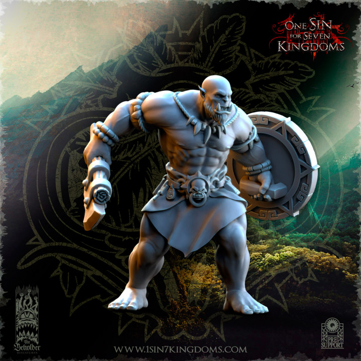 3D Printable Salanaar Orcs Warriors by The Beholder Miniatures