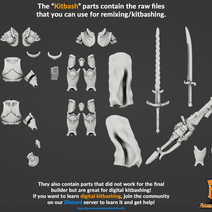 3D Printable Instruction Manuals and Scaling Charts by Adamant Arsenal