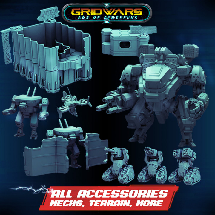 3D Printable Borderlands by Titan Forge Miniatures