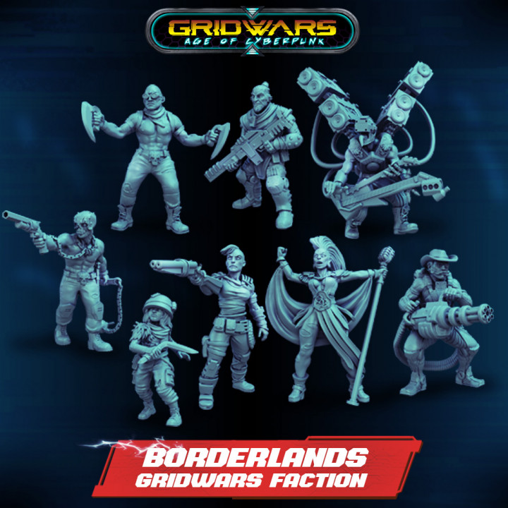 3D Printable Borderlands by Titan Forge Miniatures