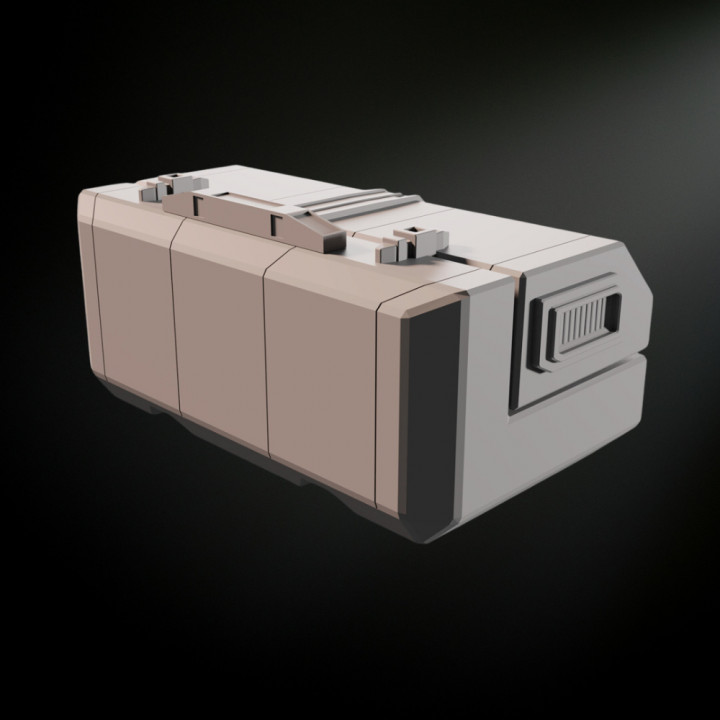 3D Printable Sci-Fi Box by WargamesCo