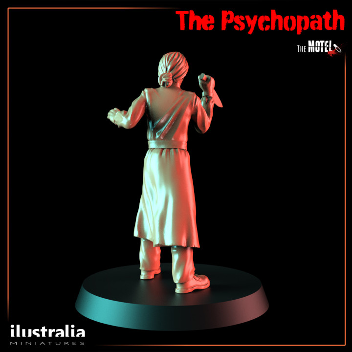 3D Printable The Psychopath by ilustralia miniatures