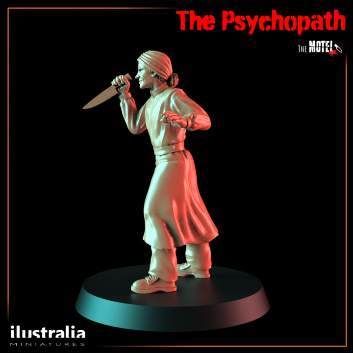 3D Printable The Psychopath by ilustralia miniatures