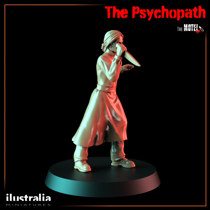 3D Printable The Psychopath by ilustralia miniatures