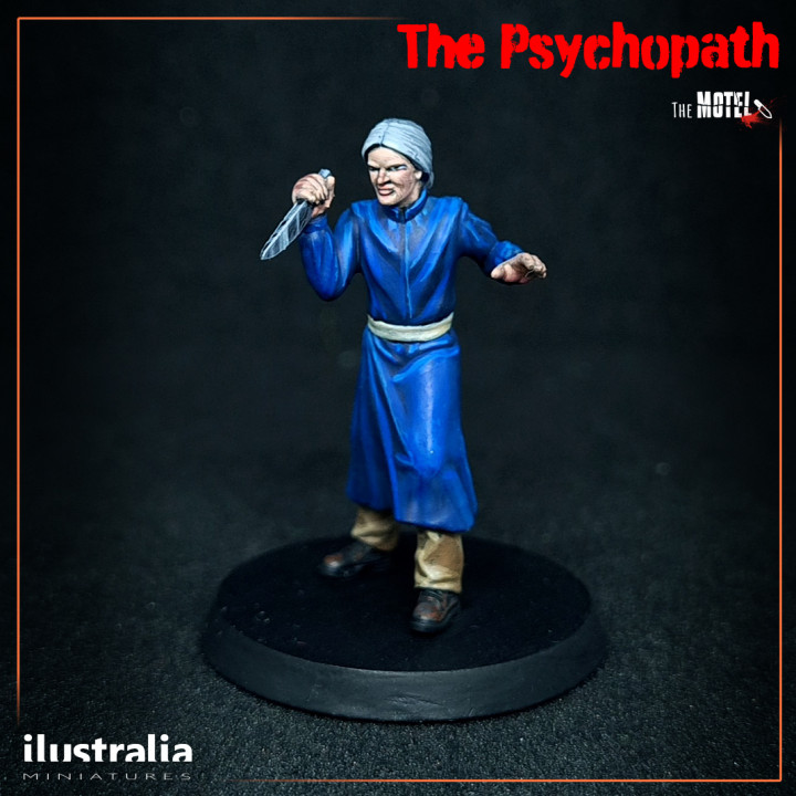 3D Printable The Psychopath by ilustralia miniatures