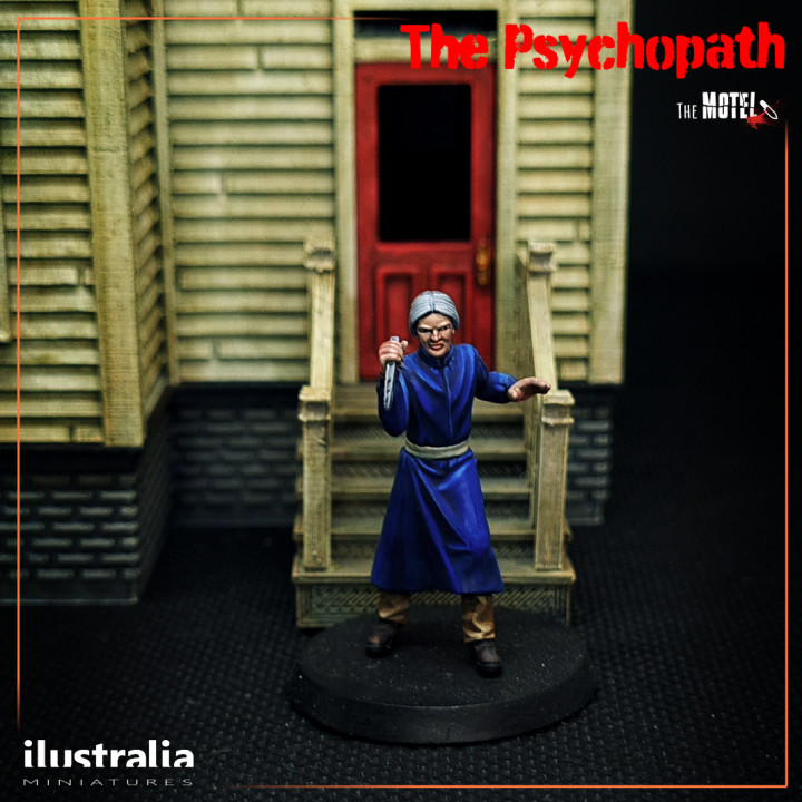 3D Printable The Psychopath by ilustralia miniatures