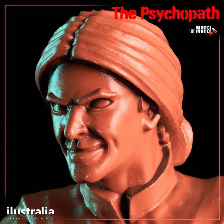 3D Printable The Psychopath by ilustralia miniatures