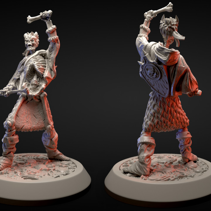 3d Printable Undead Shaman By Sam Bolotnikov
