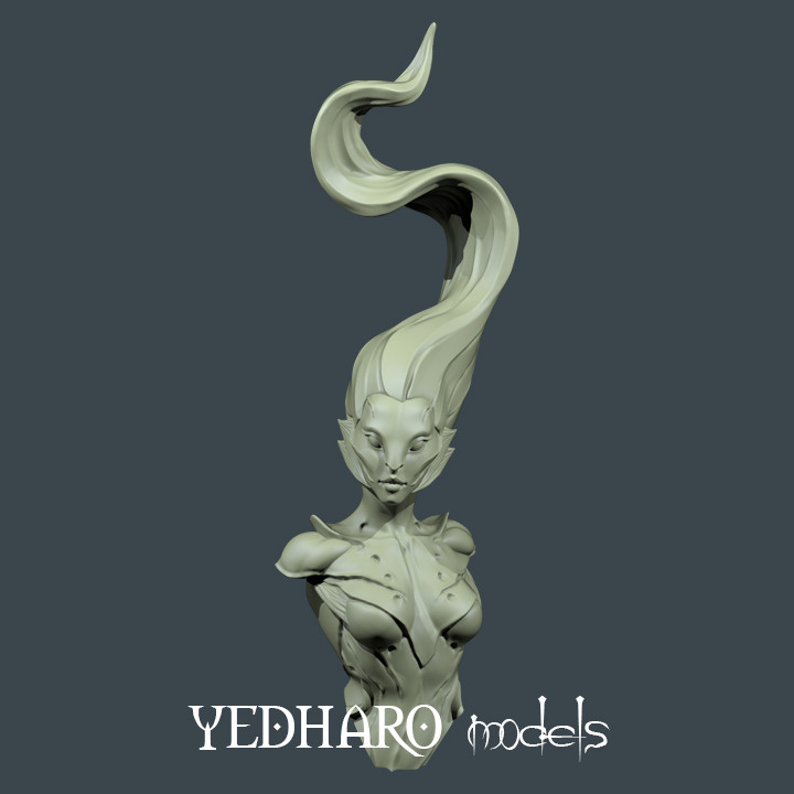 3D Printable Pisces Bust by Yedharo Models SL