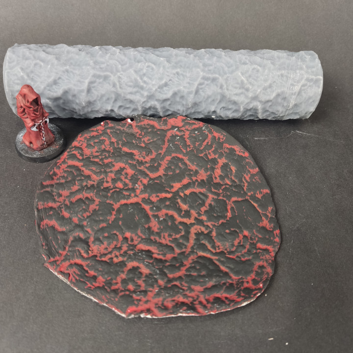 3D Printable DnD terrain rollers – Ground and Roads by 3Demon