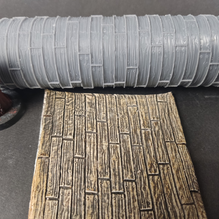 3D Printable DnD terrain rollers – Ground and Roads by 3Demon