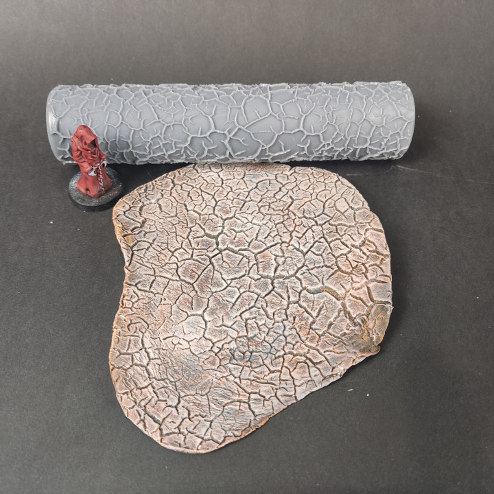 3D Printable DnD terrain rollers – Ground and Roads by 3Demon