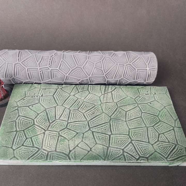 3D Printable DnD terrain rollers – Ground and Roads by 3Demon