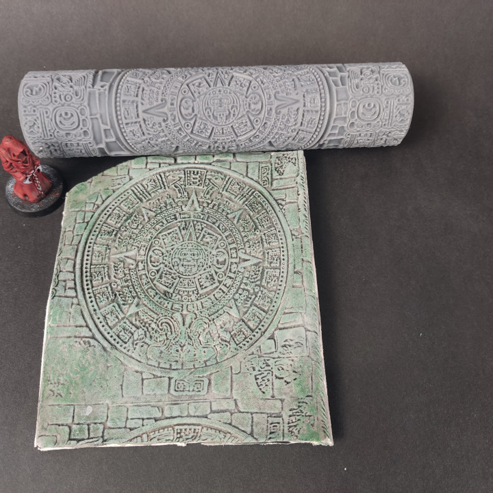 3D Printable DnD terrain rollers – Ground and Roads by 3Demon