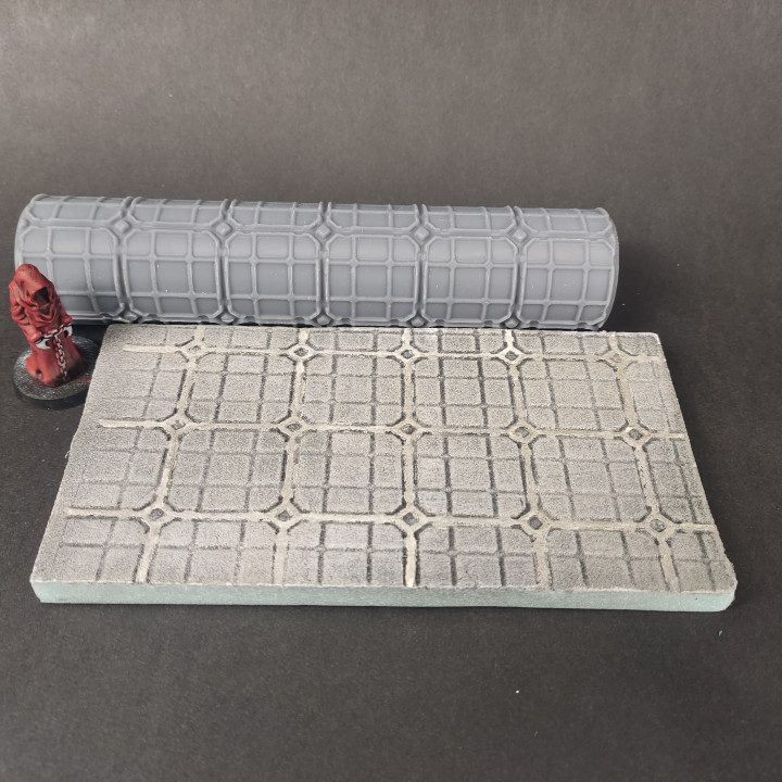 3D Printable DnD terrain rollers – Tiles by 3Demon